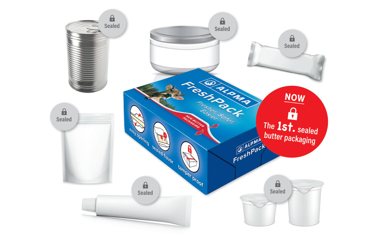 FreshPack Sealed butter packaging | ALPMA GB Limited, equipment and ...
